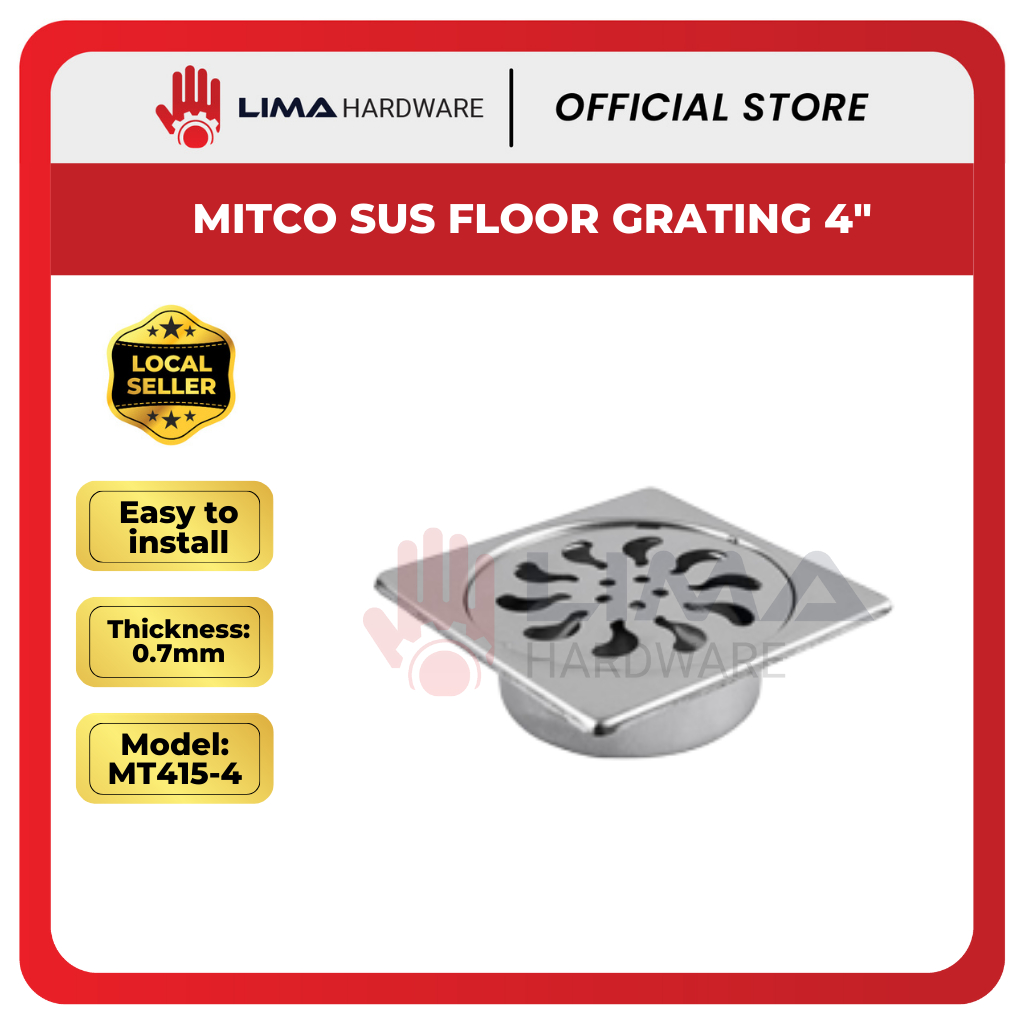 MITCO SUS FLOOR GRATING 4" (MT415-4) | Shopee Malaysia