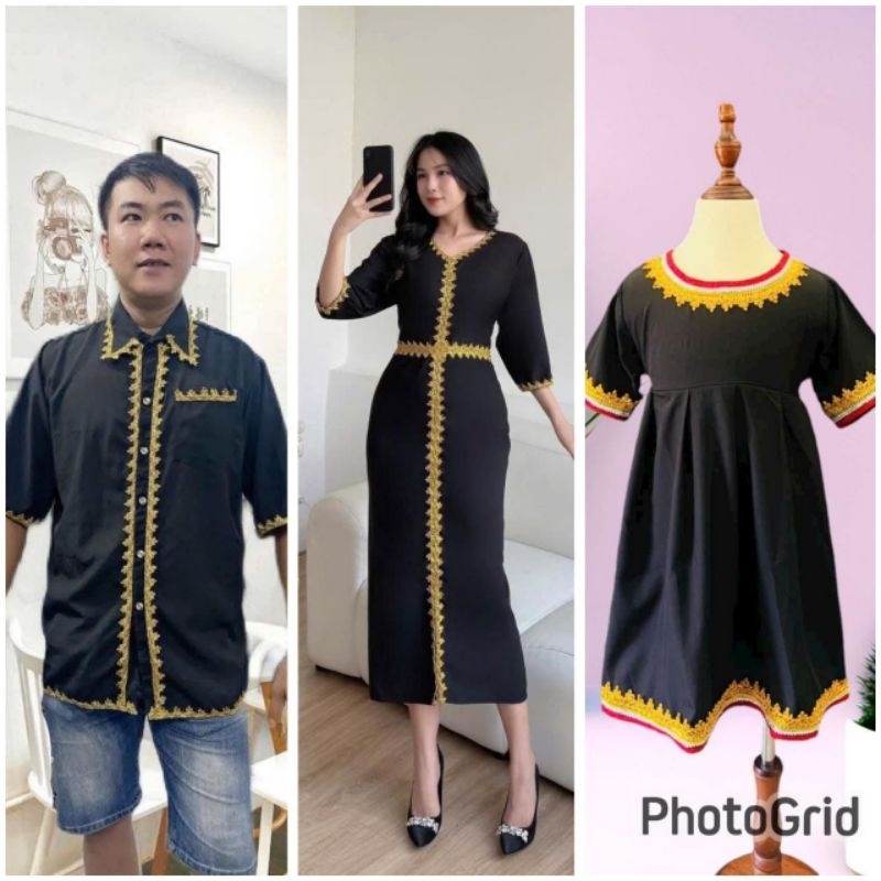 SULASTRI SET FAMILY..MOM 50KG TO 80KG..DAD 50KG TO 85KG..KIDS 20KG TO 35KG | Shopee Malaysia