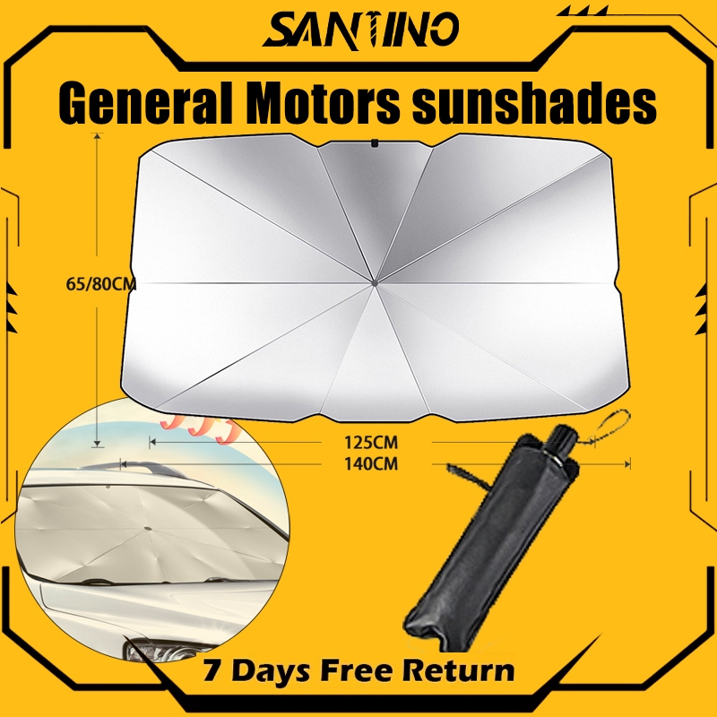SANTINO Car Sun Shield Umbrella Auto Car Window Sun Shade Windscreen ...