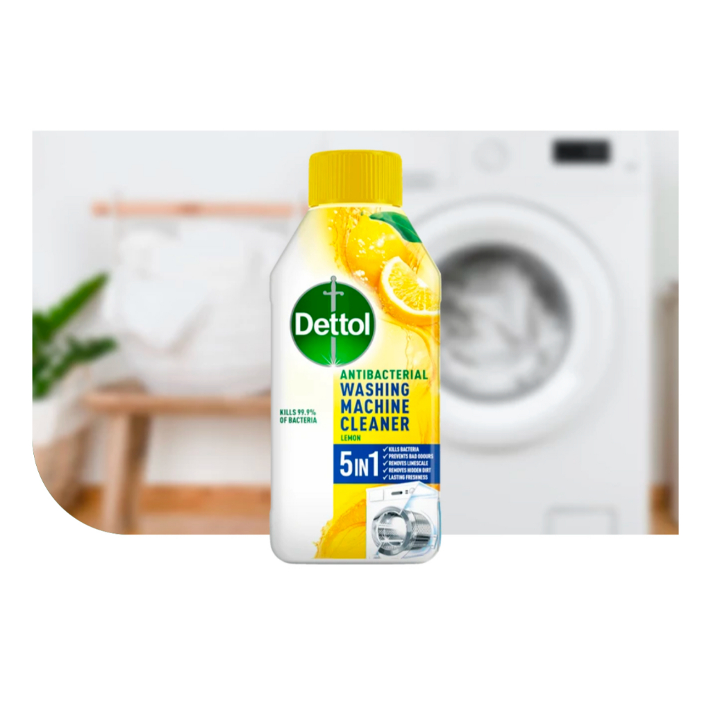 Product details of Dettol Washing Machine Cleaner Lemon 250ml 5 in 1 ...