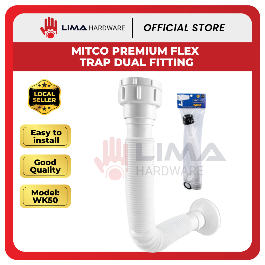 MITCO PREMIUM FLEX TRAP DUAL FITTING (WK50) | Shopee Malaysia