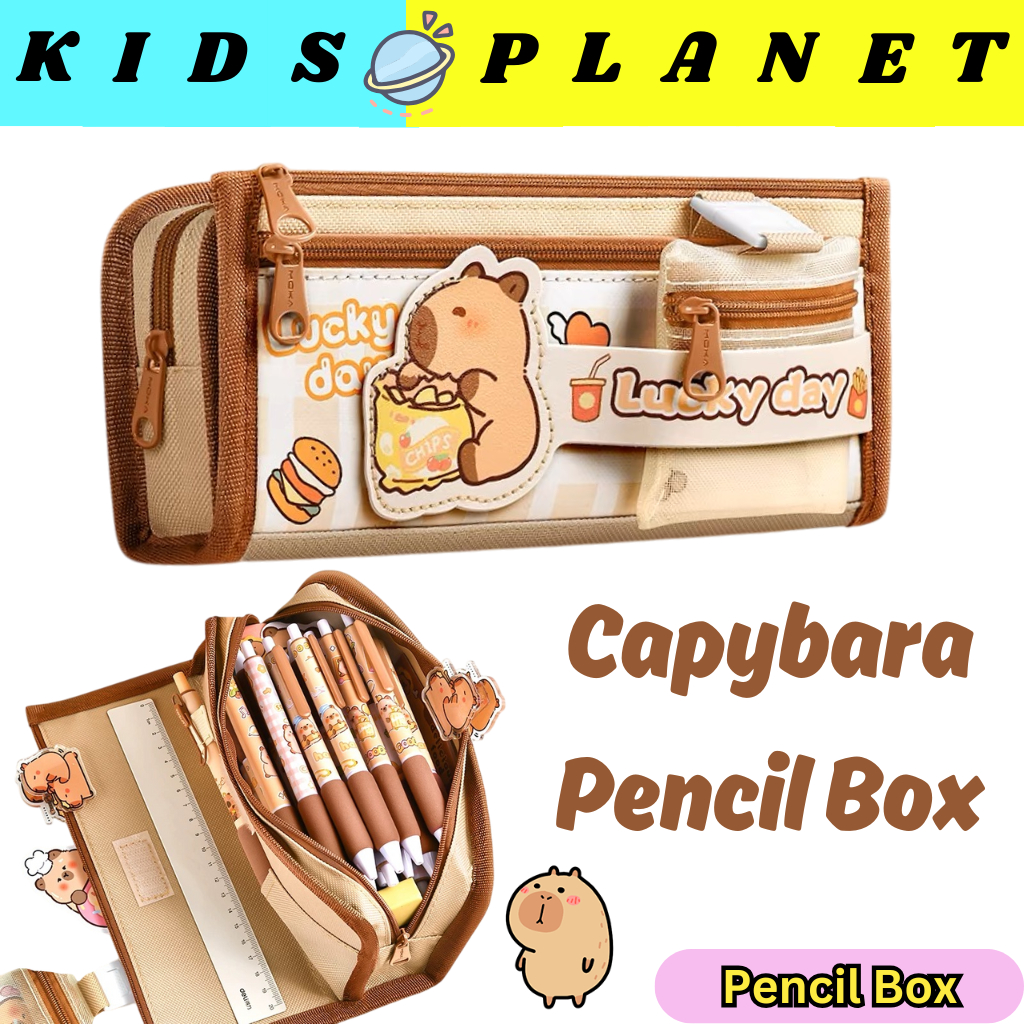 Pencil Box | Capybara school pencil box children kids present gift ...