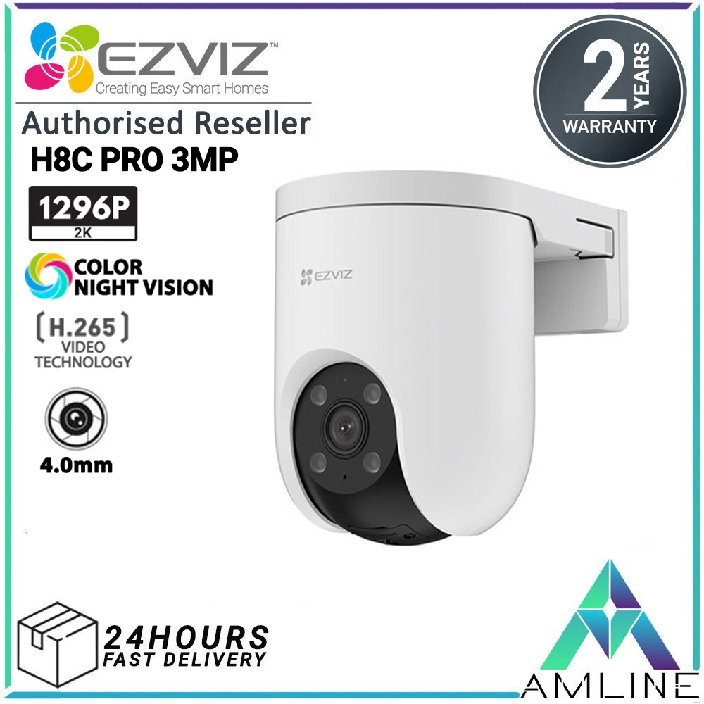 Ezviz H8C Pro 3MP Weatherproof Motion Detection Security CCTV Camera 2K ...