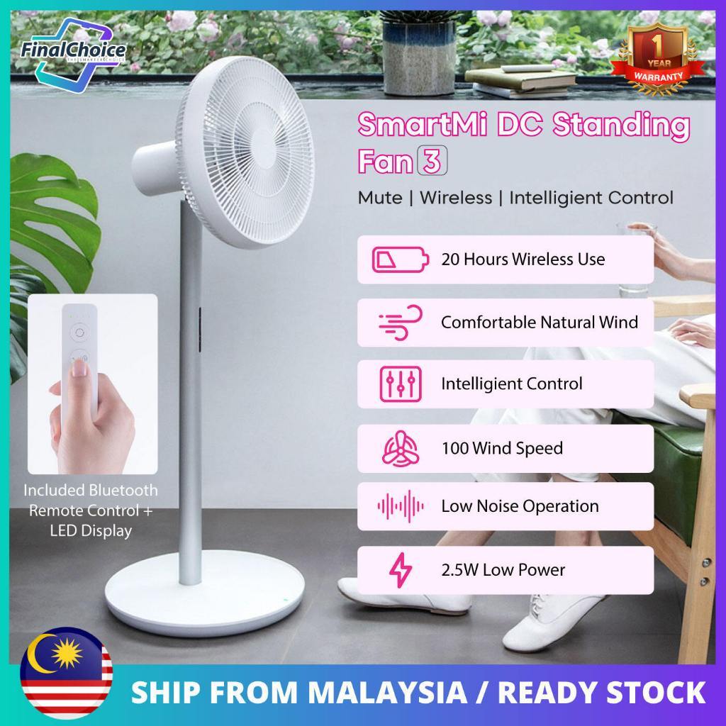 (New) Smartmi DC Standing Fan 3 Up To 20 Hours Battery Life Wireless ...