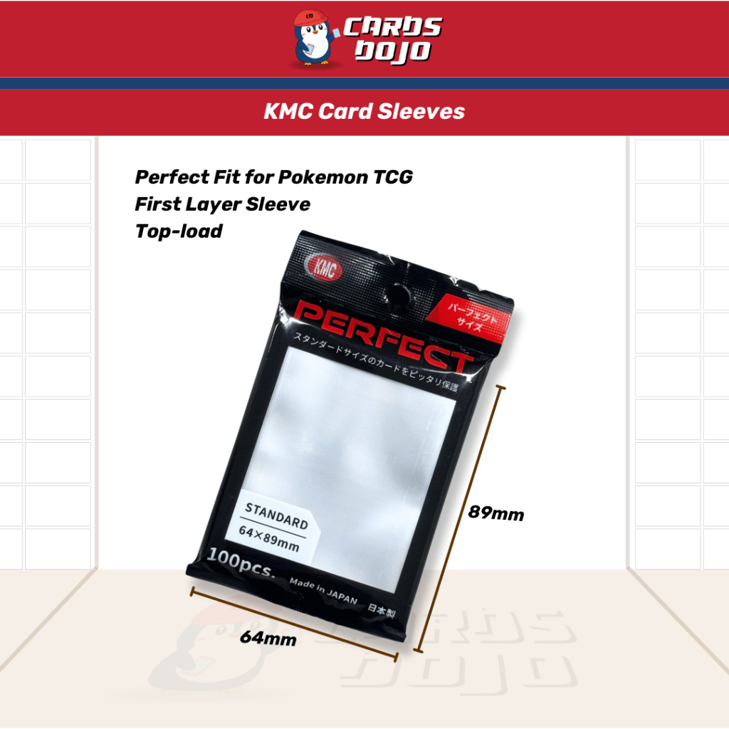 [READY STOCK] KMC Card Sleeves -100PCS Topload Soft Clear Transparent ...