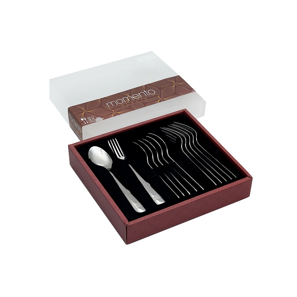 Felli Stainless Steel 18/0 Cutlery Set - Simply Line (12pcs) | Shopee ...