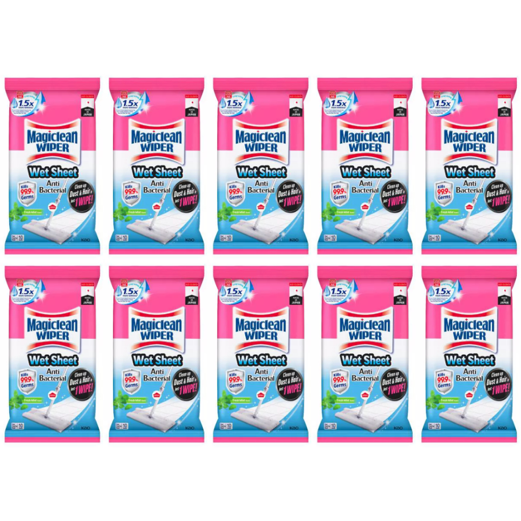 Magiclean Wiper Wet Sheets 10s X 10 Pack | Shopee Malaysia