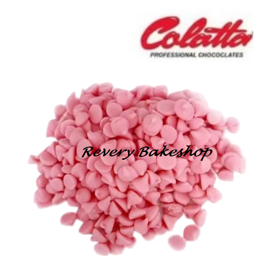 Colatta Strawberry/White chocolate chip dark 250g/500g/1kg compound ...