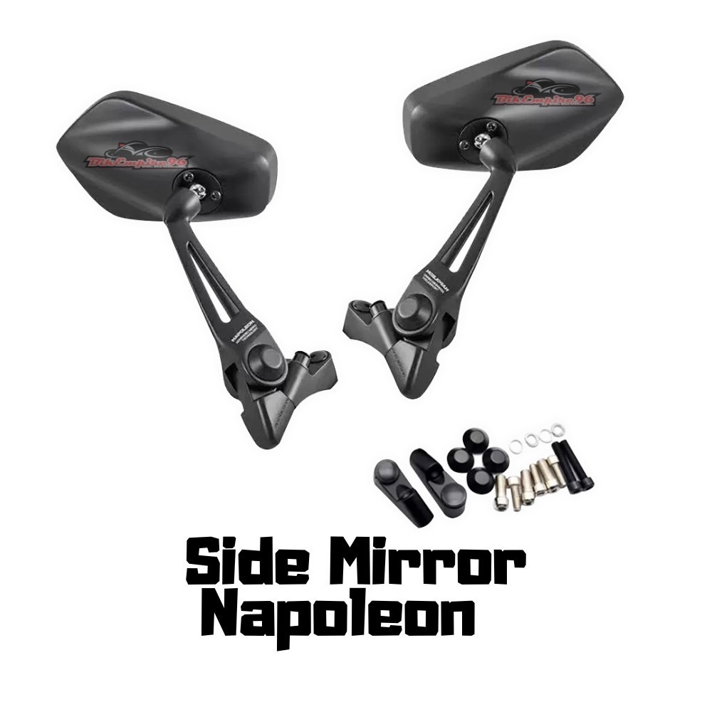 UNIVERSAL SIDE MIRROR NAPOLEON SHORT - BLUE MIRROR | Shopee Malaysia