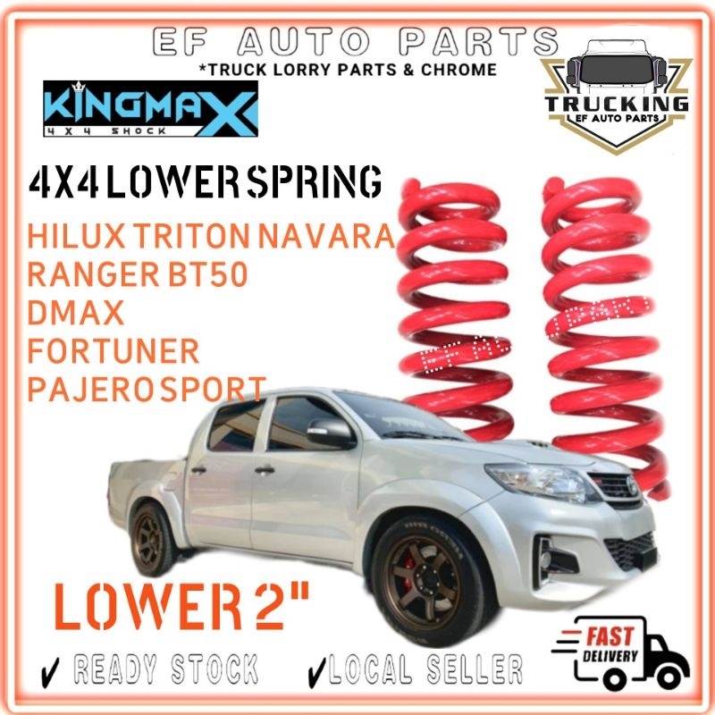 4X4 LOWER 2"-2.5" COIL SPRING HILUX VIGO REVO RANGER T6 T7 T8 DMAX ...