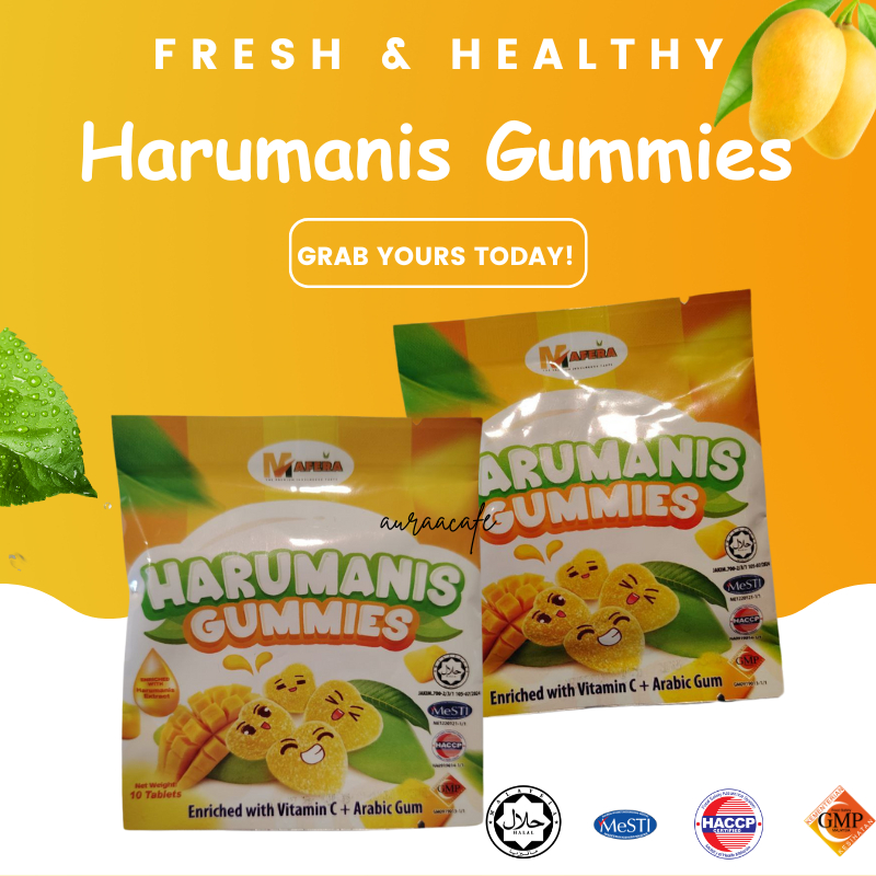 Harumanis Gummies Enriched with Vitamin C + Arabic Gum | Shopee Malaysia