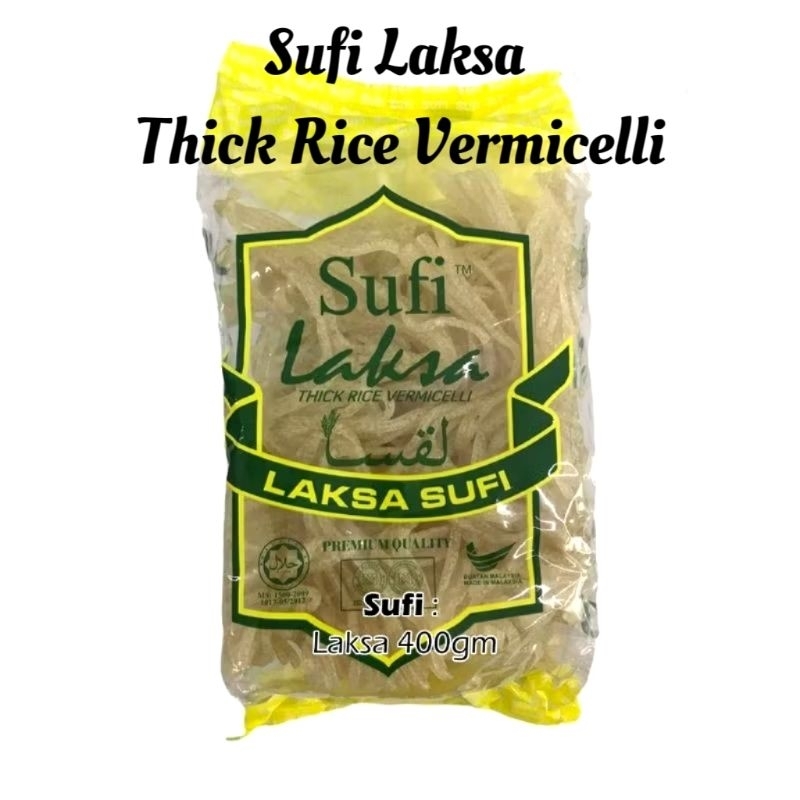Halal*SUFI Laksa/Thick Rice Vermicelli*400g | Shopee Malaysia