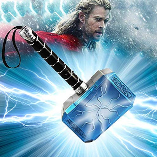 Toysbay Tukul Kilat Thor Plastik 28cm Dengan Lampu Dan Bunyi | Mainan ...