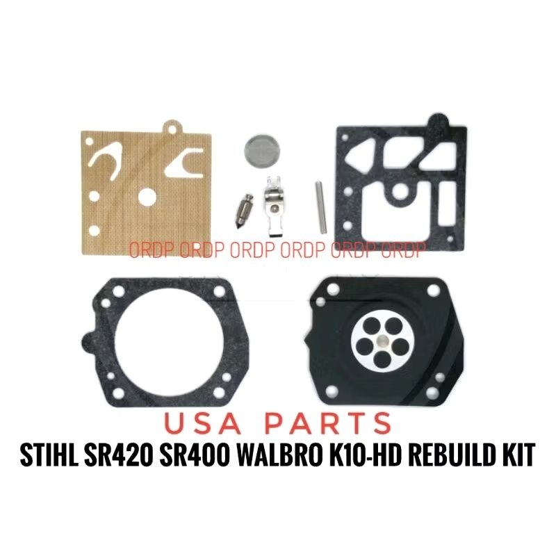 STIHL SR420 SR400 BR420 400 5600 walbro Carburetor Rebuild Kit Made In ...