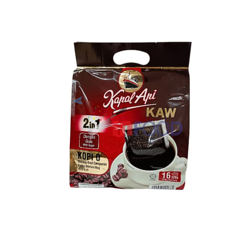 Kapal Api Kaw Kopi O 2 in 1 Uncang Kopi Campuran / Coffee Mixture Bag ...