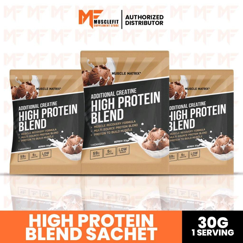 Muscle Matrix High Protein Blend With Creatine 1 sachet / 30 g powder ...