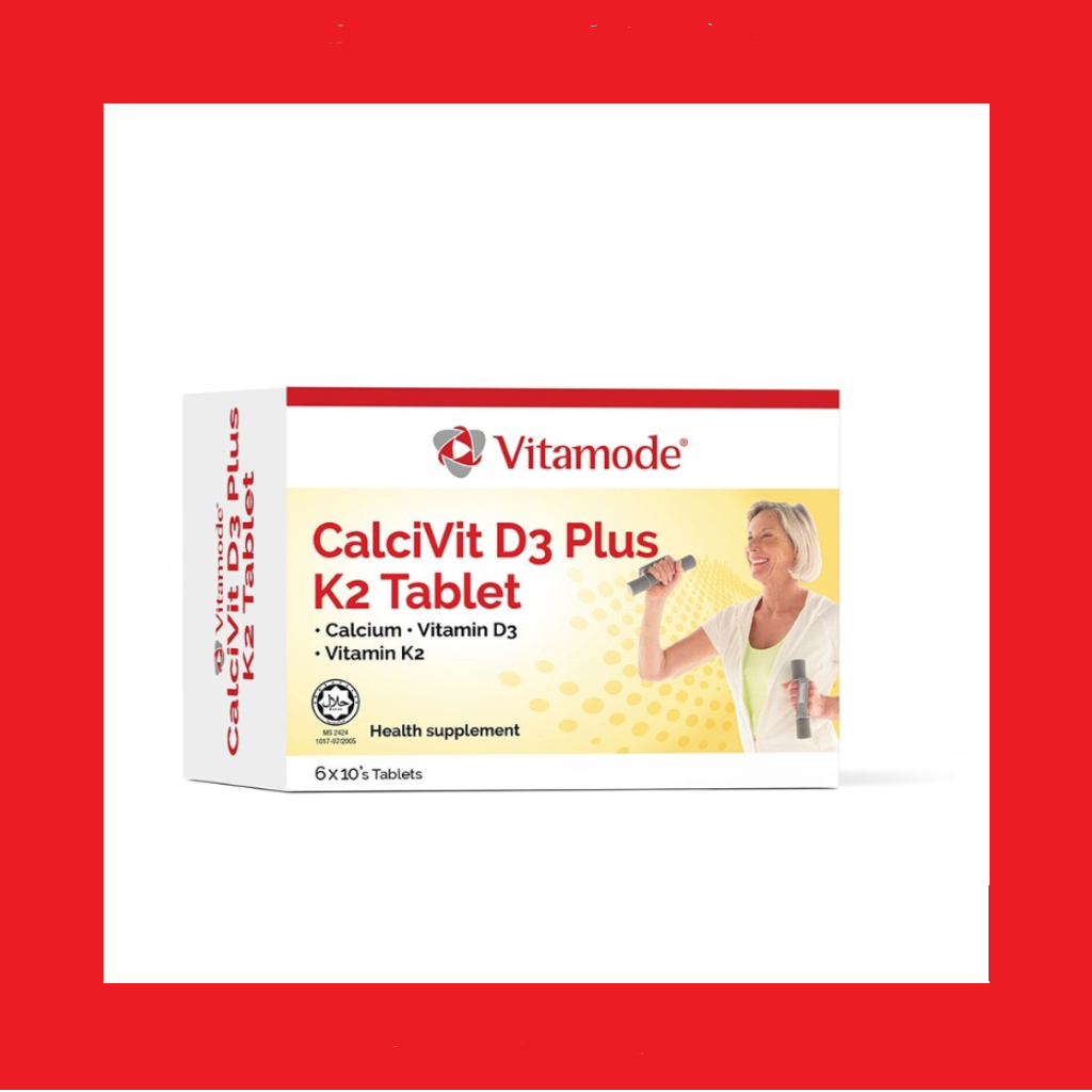 Vitamode Calcivit D3 Plus K2 60's | Shopee Malaysia