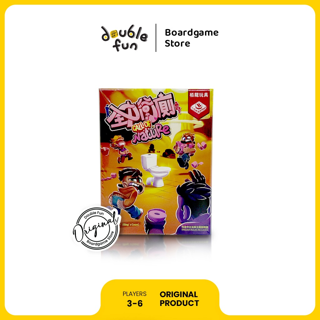 [Double Fun Boardgame] 全力冲厕 全力衝廁 Call of Nature (EN/CN) - 派对聚会桌游 Party Game | Shopee Malaysia