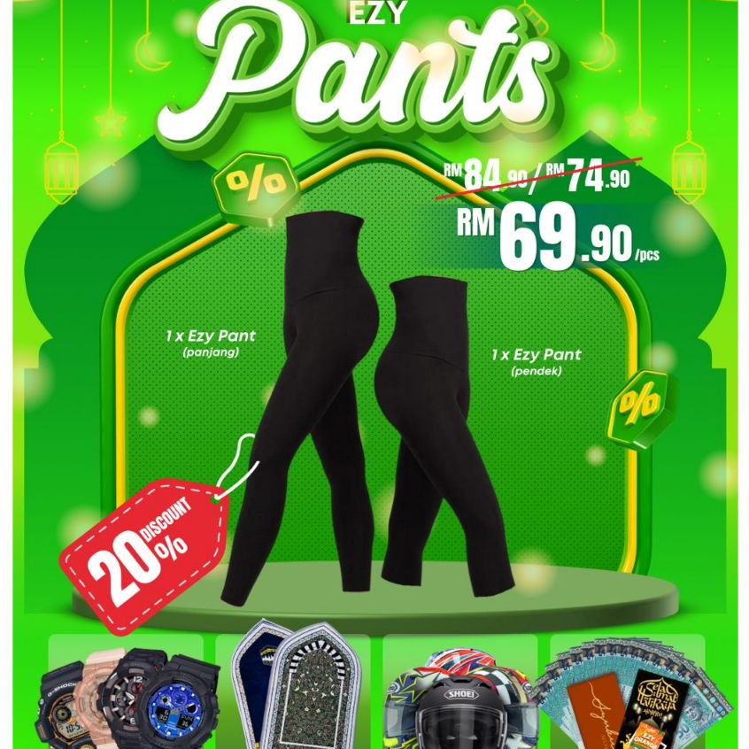 EZY PANTS HIGH TUMMY | Shopee Malaysia