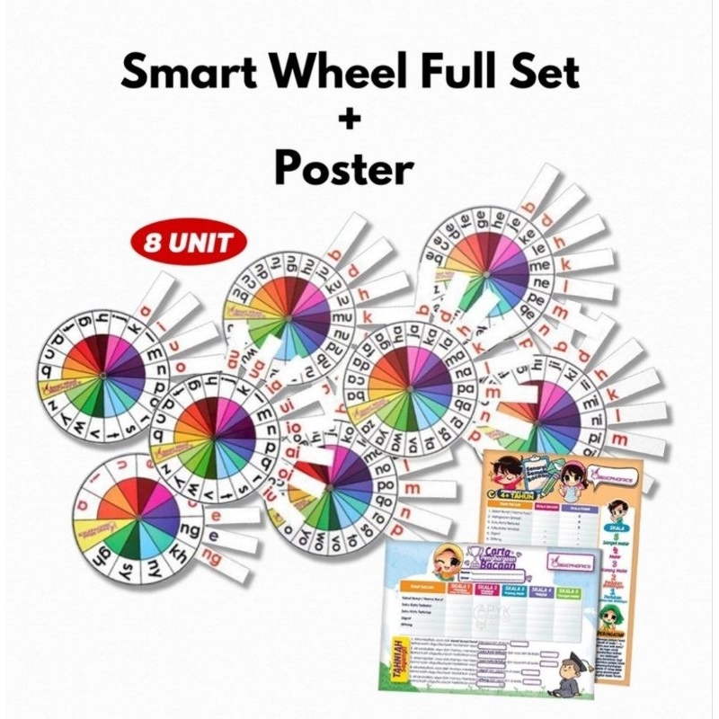 SMART WHEEL MAGIC PHONICS READY STOCK!! | Shopee Malaysia