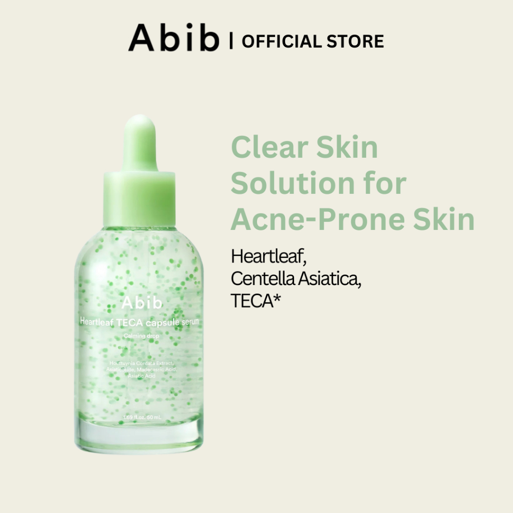 Abib Heartleaf TECA capsule serum Calming drop (50ml) | Shopee Malaysia