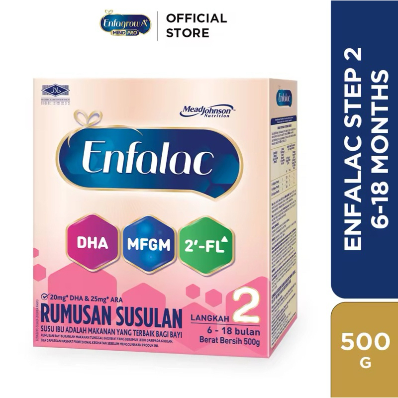 Enfalac 2-FL Step 2 - 500g (Milk Formula Powder) Exp 2027 | Shopee Malaysia