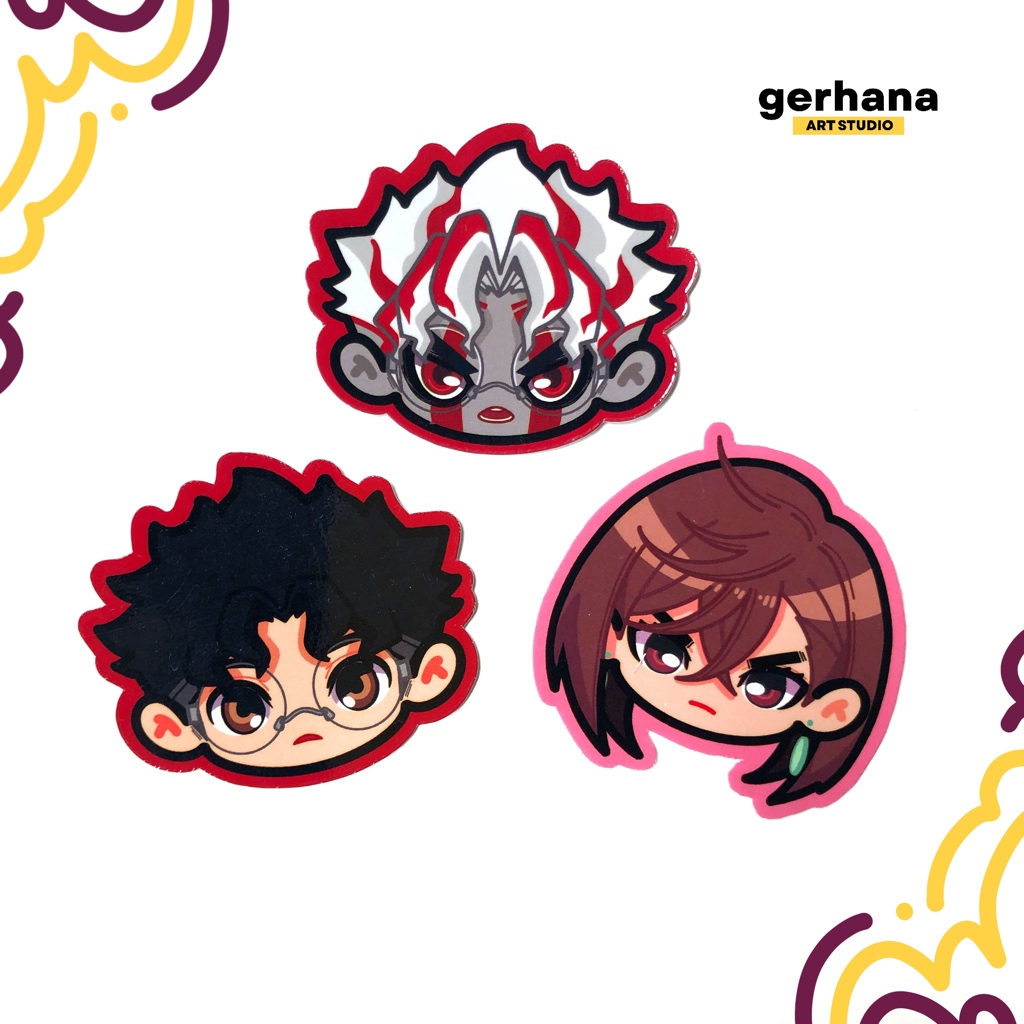 Dandadan Chibi Sticker | Ayase Momo & Okarun | Shopee Malaysia