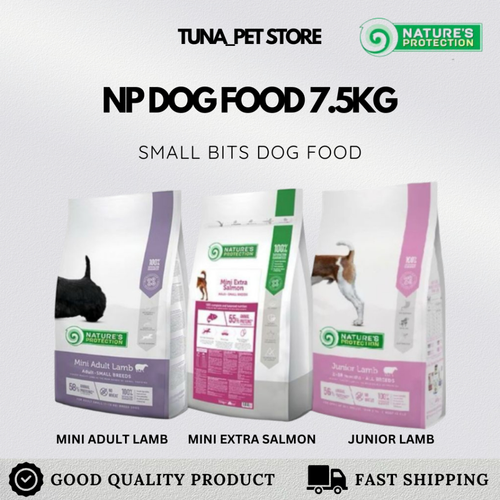 NP Nature's Protection Dog Food (7.5KG) Super Premium Mini Dog Food ...