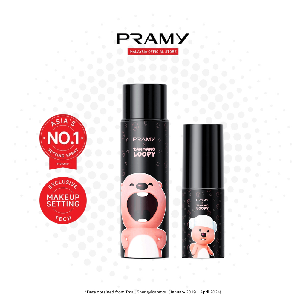 PRAMY x Loopy Moisturizing Matte Finish Makeup Setting Spray (30ml/100ml) | Shopee Malaysia