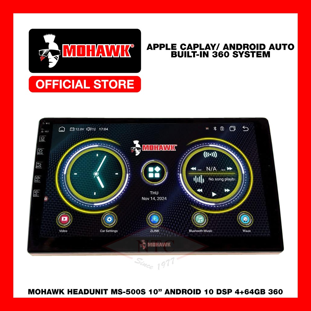 MOHAWK Car Audio MS-500S Series Android Player 4+64GB | Shopee Malaysia