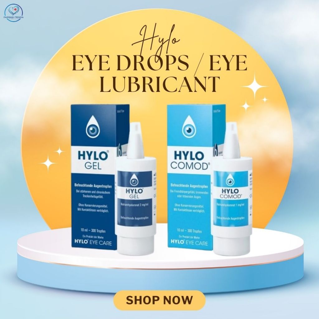 HYLO-COMOD / HYLO-GEL 10ML / LUBRICATING EYE DROPS | Shopee Malaysia