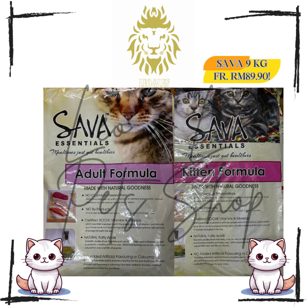 SAVA Essentials Dry Food for Cat / Kitten 9kg | Shopee Malaysia