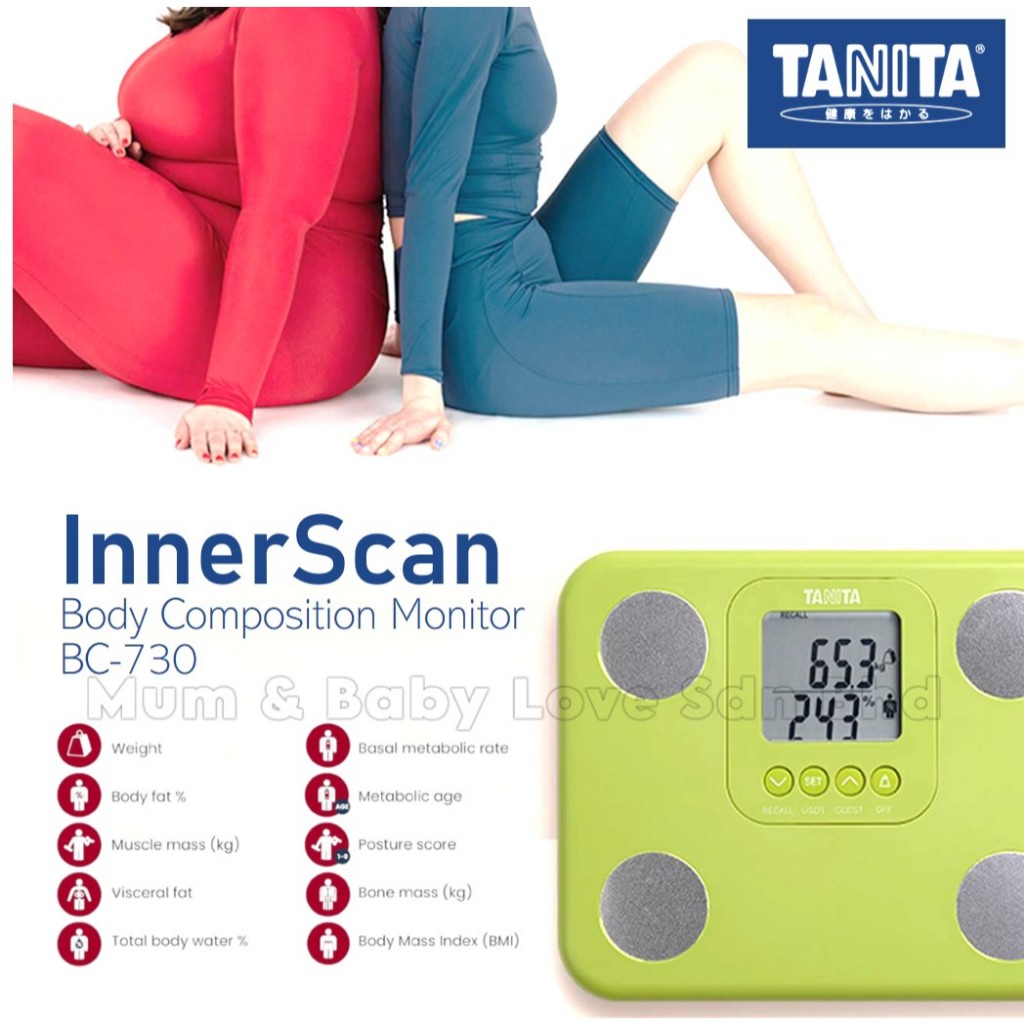 Tanita InnerScan Body Composition Monitor BC-730, 9 in 1 Weighing Personal Scale | Shopee Malaysia