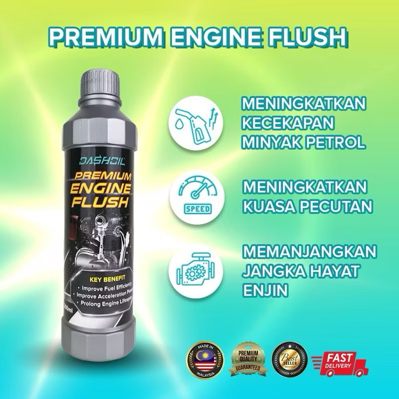 DASH OIL ENGINE FLUSH MINYAK CUCI ENJINE MOTOR KERATA FLUSH ENGINE OIL ...
