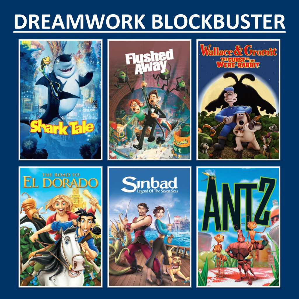 CARTOON | DREAMWORKS ANIMATION VOL 1 COLLECTION | PENDRIVE KARTUN KANAK ...