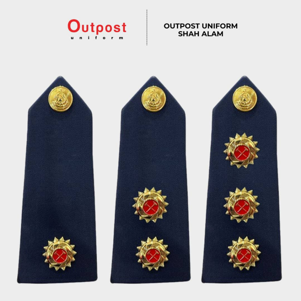 EPLOT PANGKAT GURU CIKGU KADET BOMBA SEKOLAH MENENGAH | Shopee Malaysia