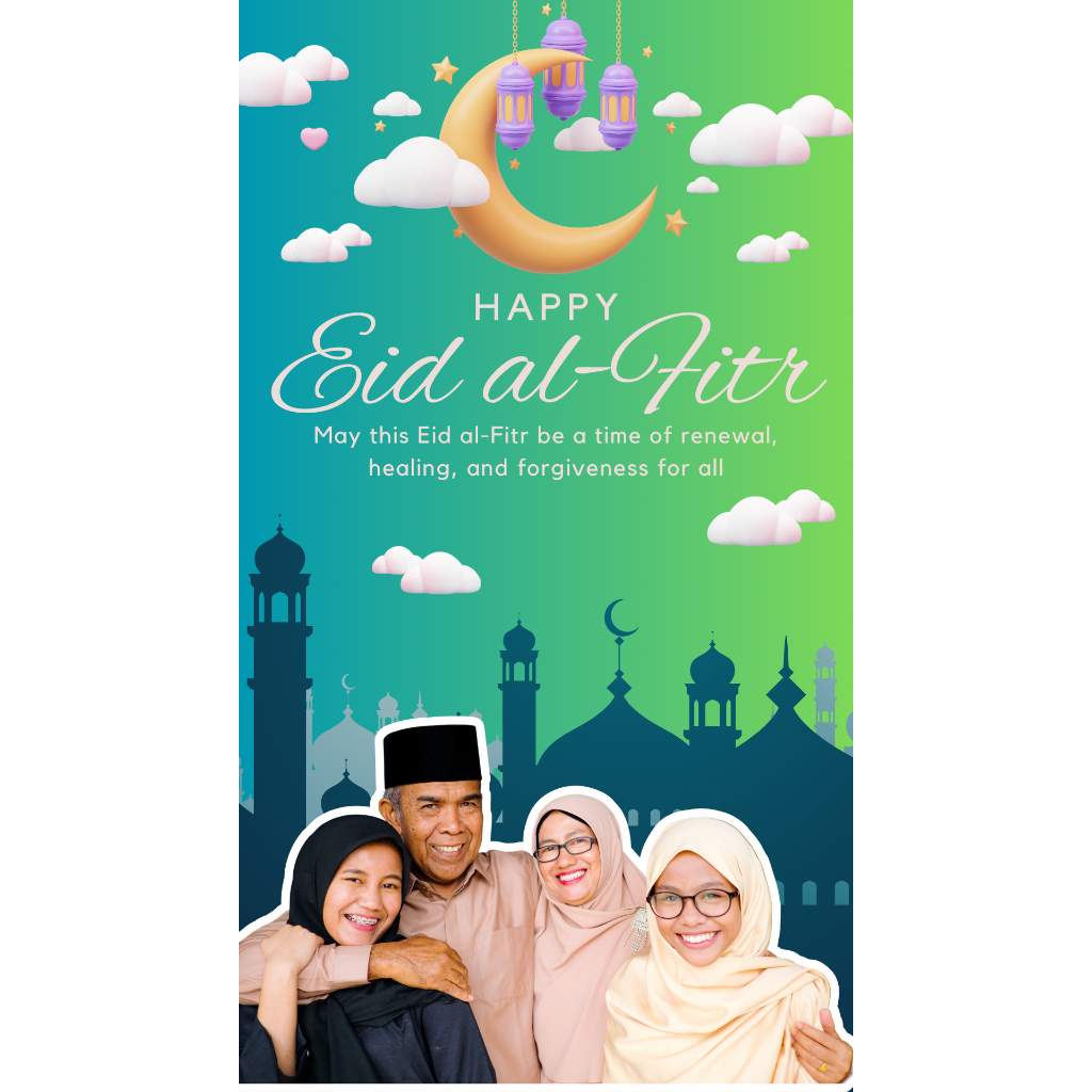 18 Editable Gambar Raya 2025 Template | Hari Raya Aidilfitri Canva/PSD ...