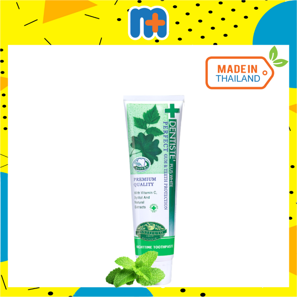 [MPLUS] DENTISTE Plus White Nighttime Toothpaste 100G | Shopee Malaysia