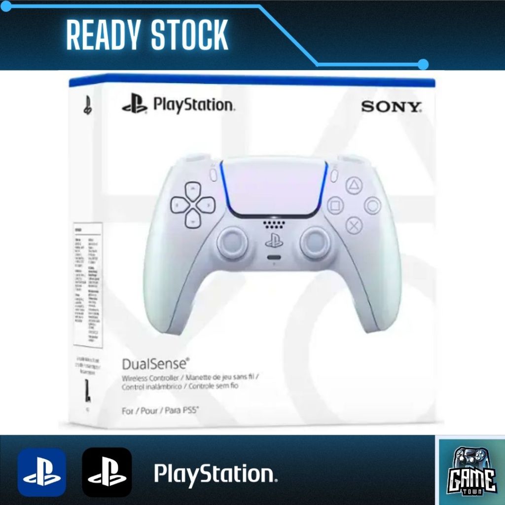 PS5 DS5 DualSense Wireless Controller (Chroma Pearl) | Shopee Malaysia