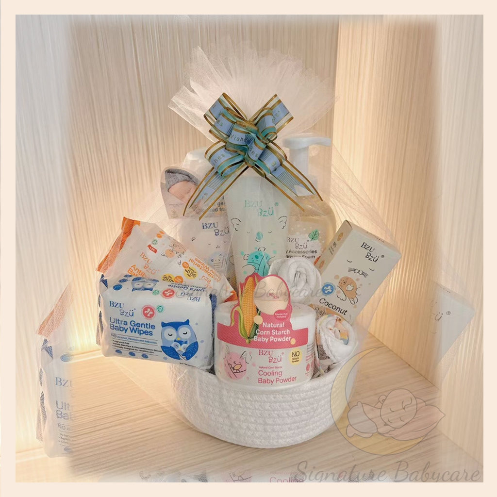 Bzu Bzu toiletries set hamper / Newborn Baby hamper / baby Gift box ...