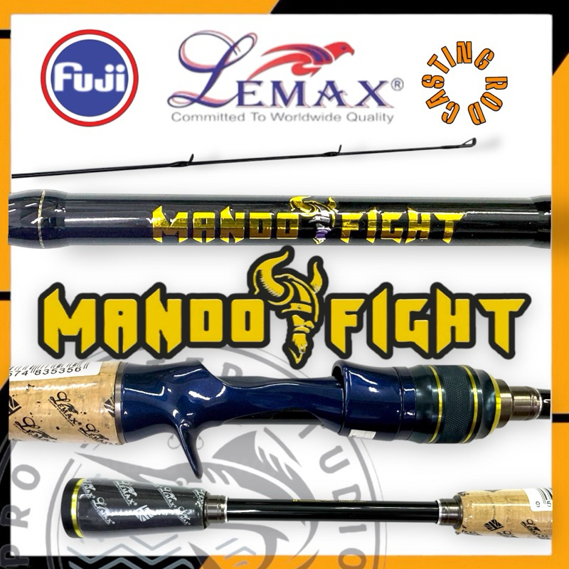 2025 LEMAX MANDO FIGHT CASTING ROD SPINNING BAITCASTING FIHSING ROD ...