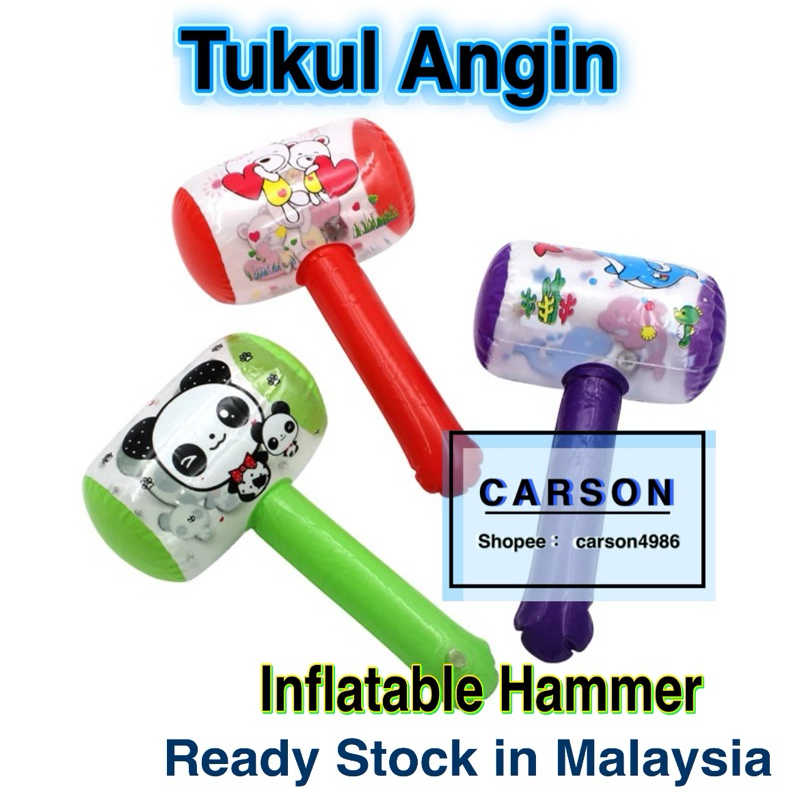 Inflatable Hammer With Bell Air Hammer Tukul Angin Tiup Baby Toy Kids ...