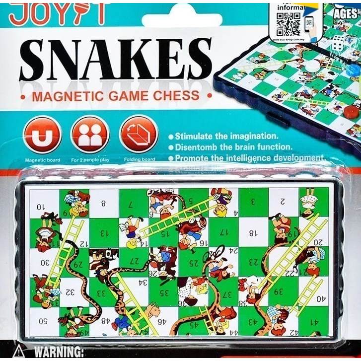 Dam Ular Magnet, Snakes Magnetic Game Chess, Game Ular | Shopee Malaysia