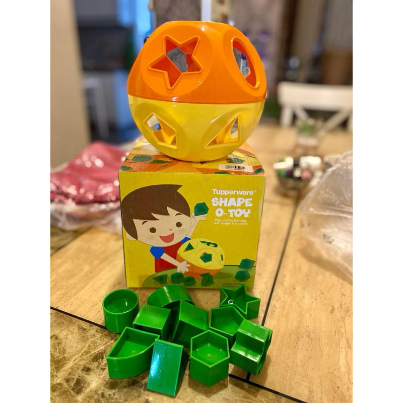 tupperware shape O toy(1 set) | Shopee Malaysia
