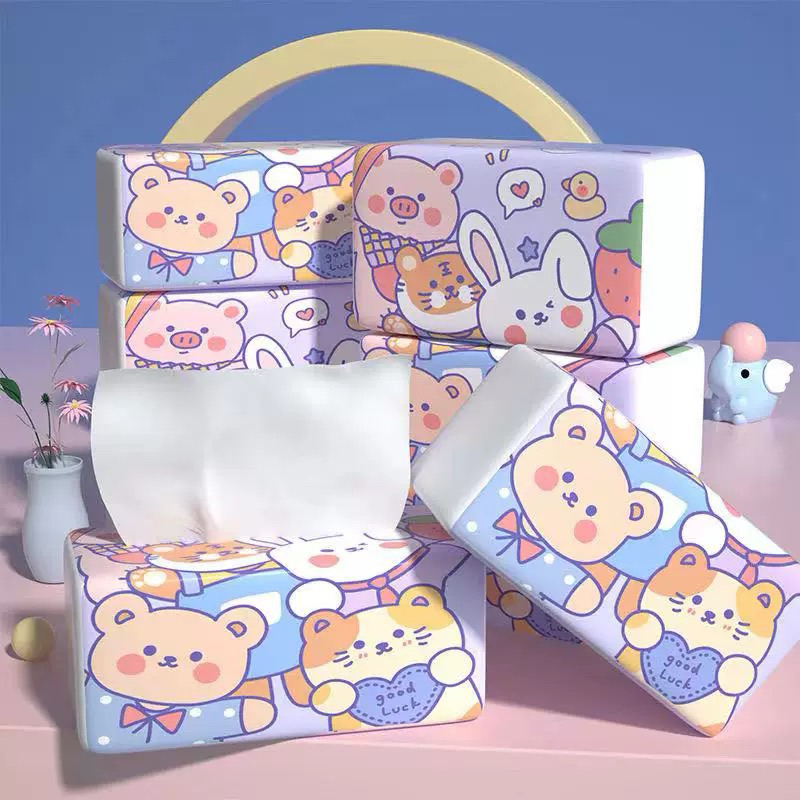 (280 pcs/pack)Tissue Paper / Facial Tissue Quality Tissue 4ply cotton ...