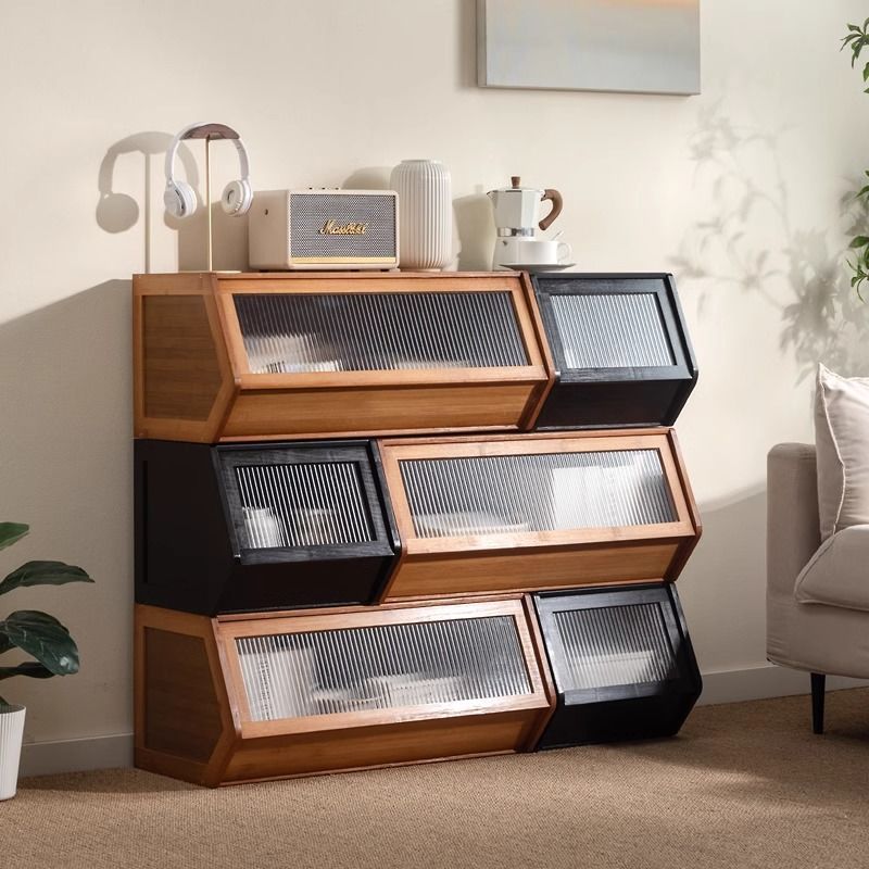Storage cabinets stackable flip storage cabinets living room wall multi ...