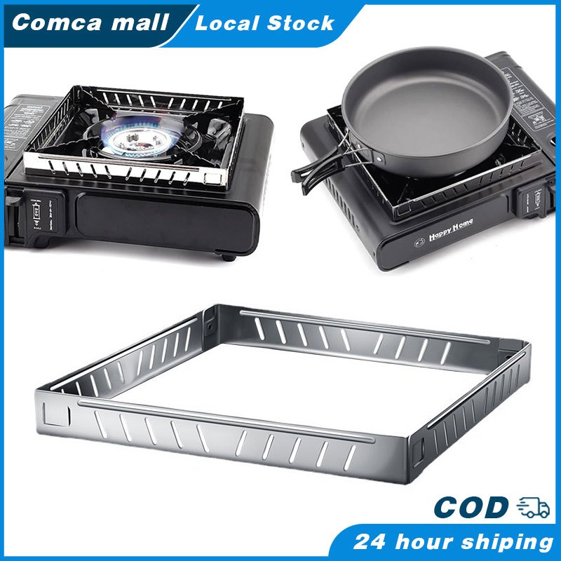 Stainless Steel Gas Stove Wind Screen / Outdoor Burner Foldable ...