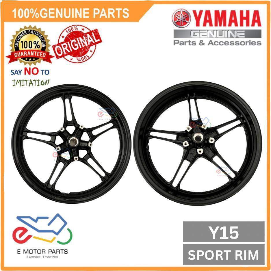 Y15 CAST WHEEL Y15 SPORTRIM Y15 SPORT RIM Y15 NEW SPORT RIM BLACK [100% ORIGINAL YAMAHA ...