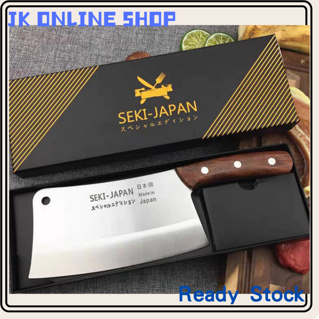 Japan Stainless Steel Kitchen Knife Thicken Bone Chopper Knife Cut Bone ...