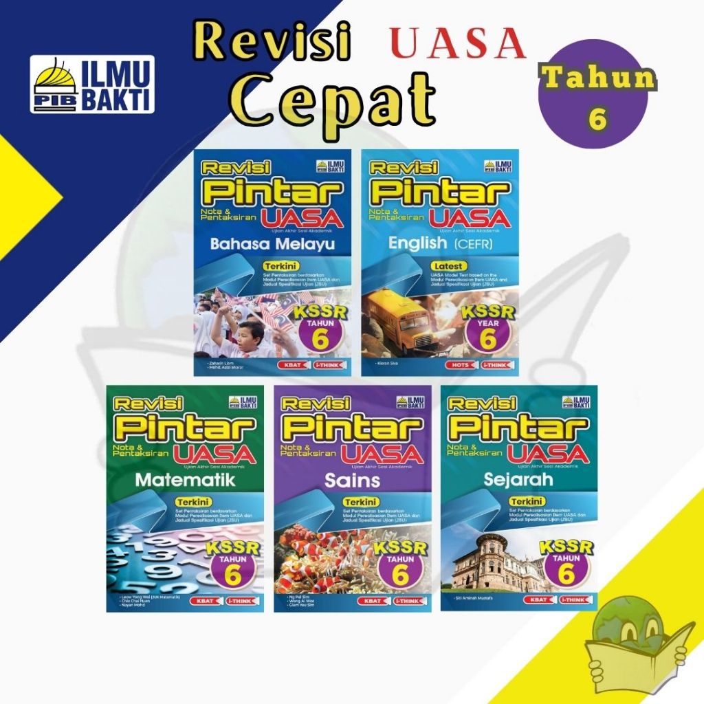 Buku Rujukan Revisi Pintar 2025 UASA Tahun 6 - BM/Eng/Mate/Sains/Sej ...